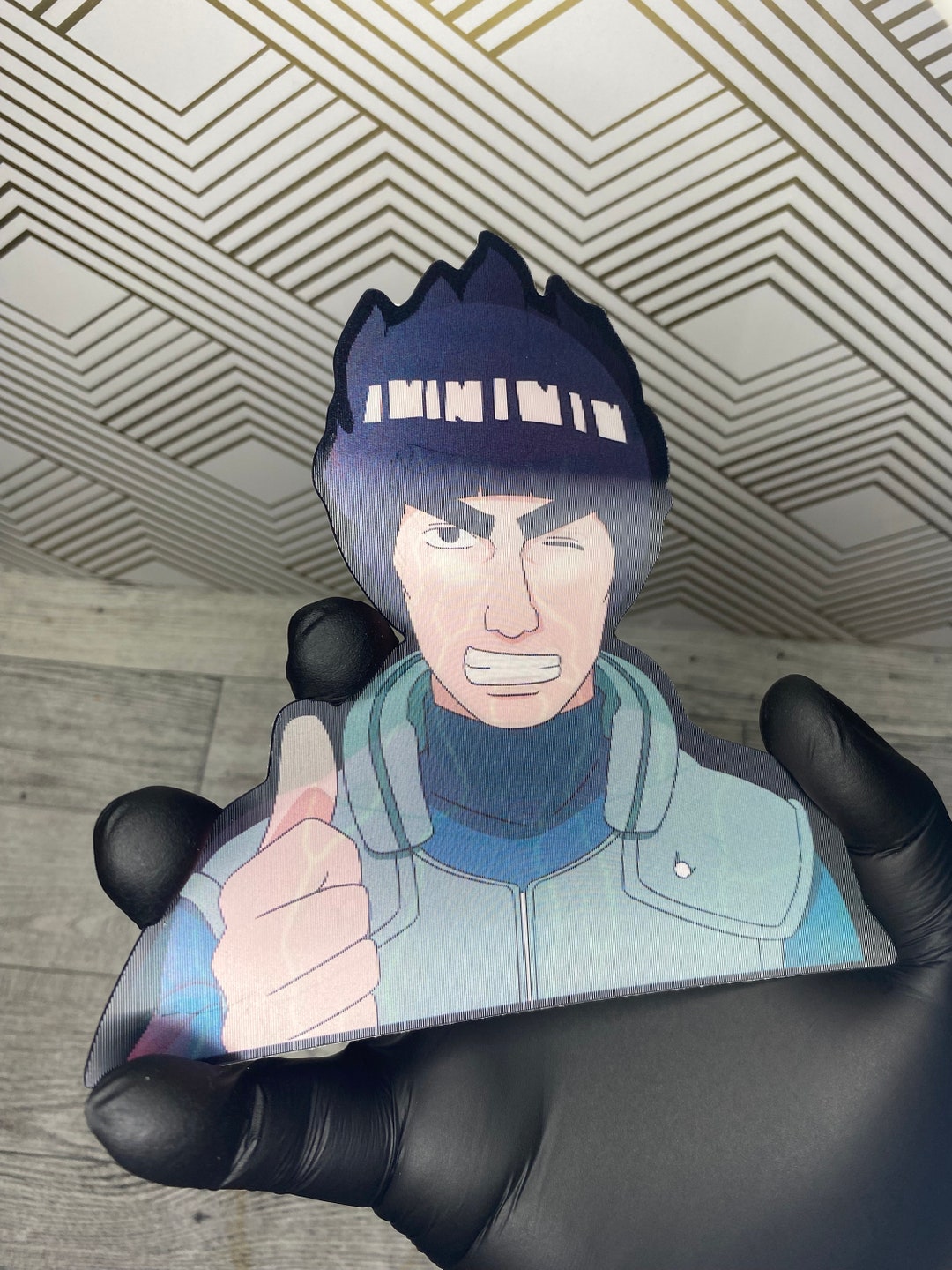 3D Lenticular Anime Sticker Decal Changing Moving Flip Motion Peeker ...