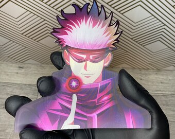 3D Lenticular Anime Sticker Decal Changing Moving Flip Motion Peeker ...