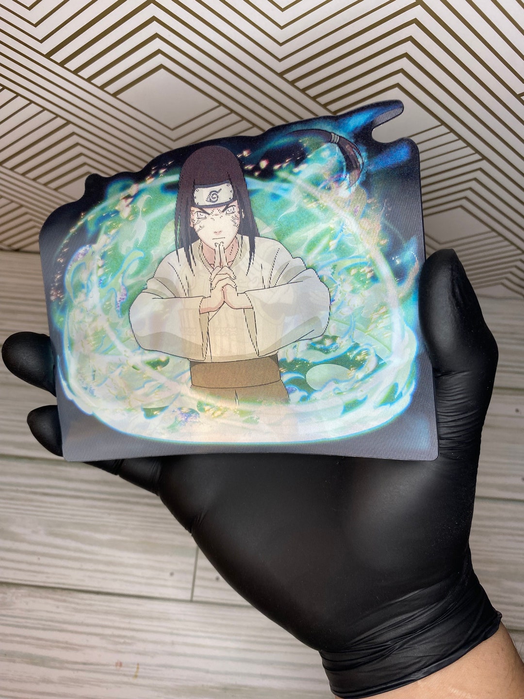3D Lenticular Anime Sticker Decal Changing Moving Flip Motion Peeker ...