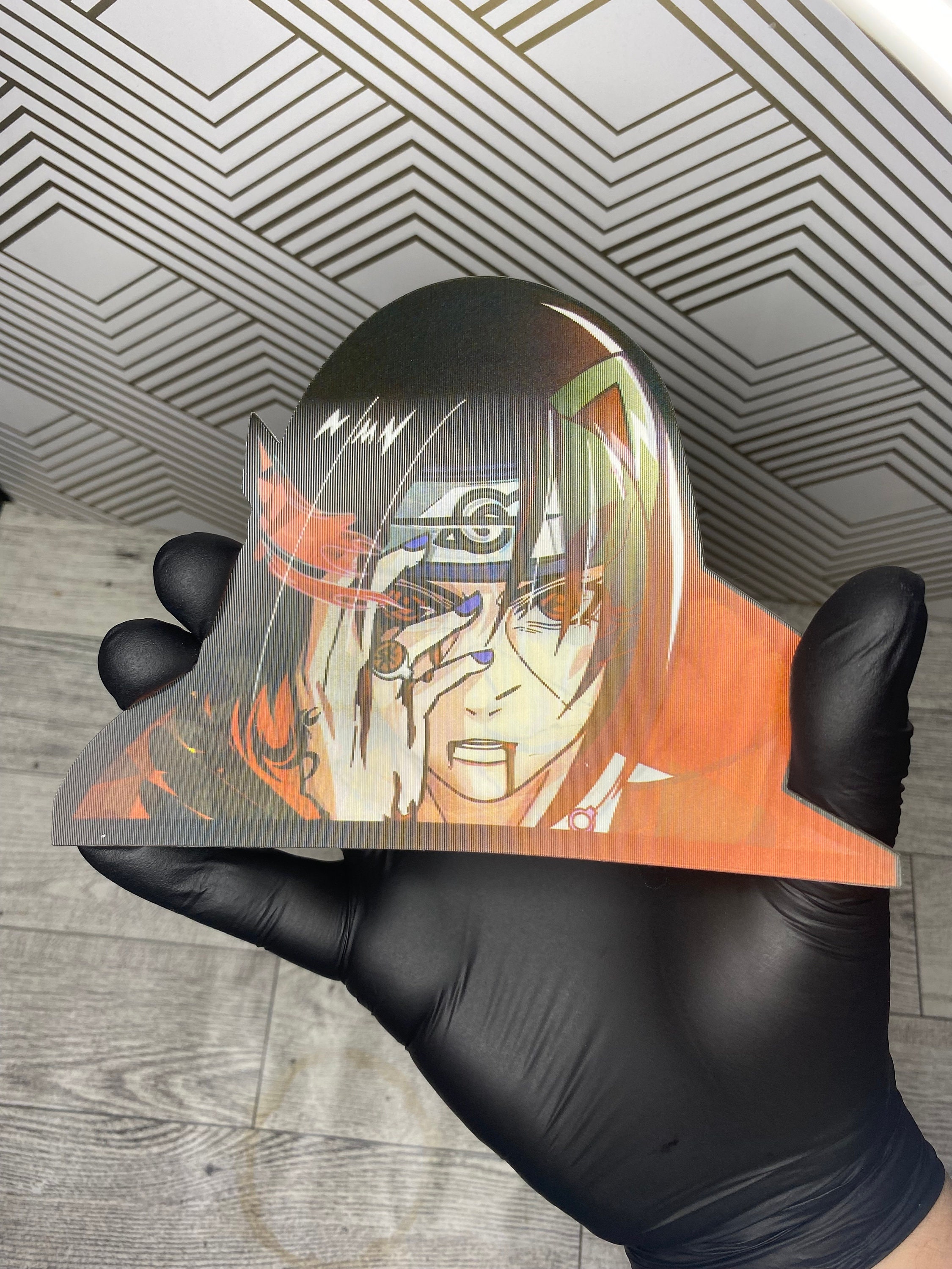 3D Lenticular Anime Sticker Decal Changing Moving Flip Motion - Etsy