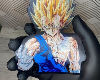 3D Lenticular Anime Sticker Decal Changing Moving Flip Motion Peeker ...