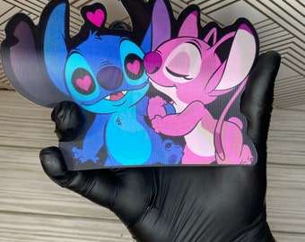 3D Lenticular Anime Sticker Decal Changing Moving Flip Motion Peeker ...