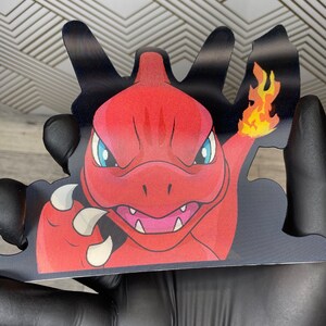 3D Lenticular Anime Sticker Decal Changing Moving Flip Motion Peeker ...