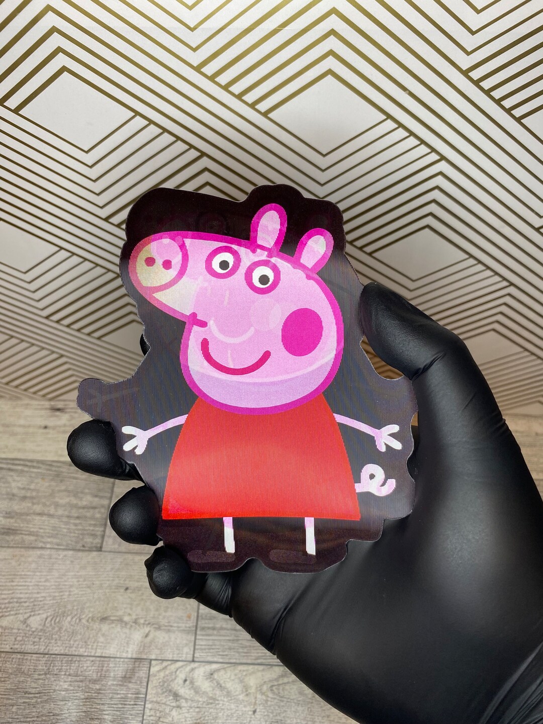 3D Lenticular Anime Sticker Decal Changing Moving Flip Motion Peeker ...