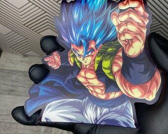 3D Lenticular Anime Sticker Decal Changing Moving Flip Motion Peeker ...