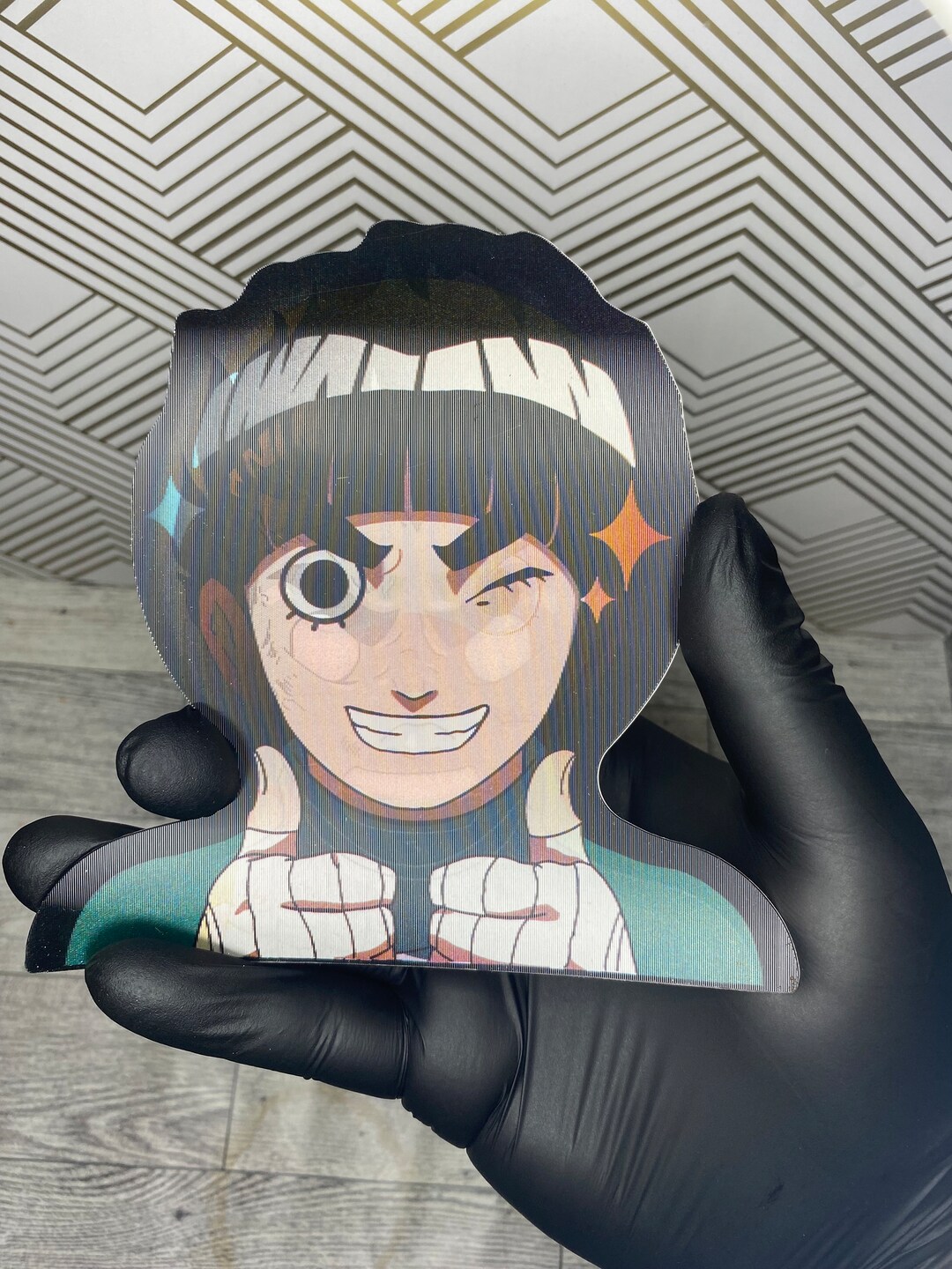 3D Lenticular Anime Sticker Decal Changing Moving Flip Motion Peeker ...