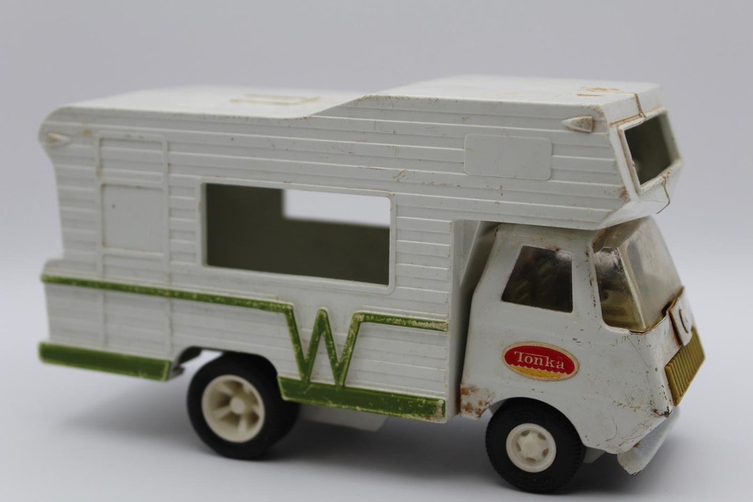 Vintage Metal Tonka Toy Winnebago RV Motorhome Camper Truck Pressed ...
