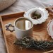 Flower Handle Mug With Filter, Ceramic Cup and Tea Strainer, Minimalist ...