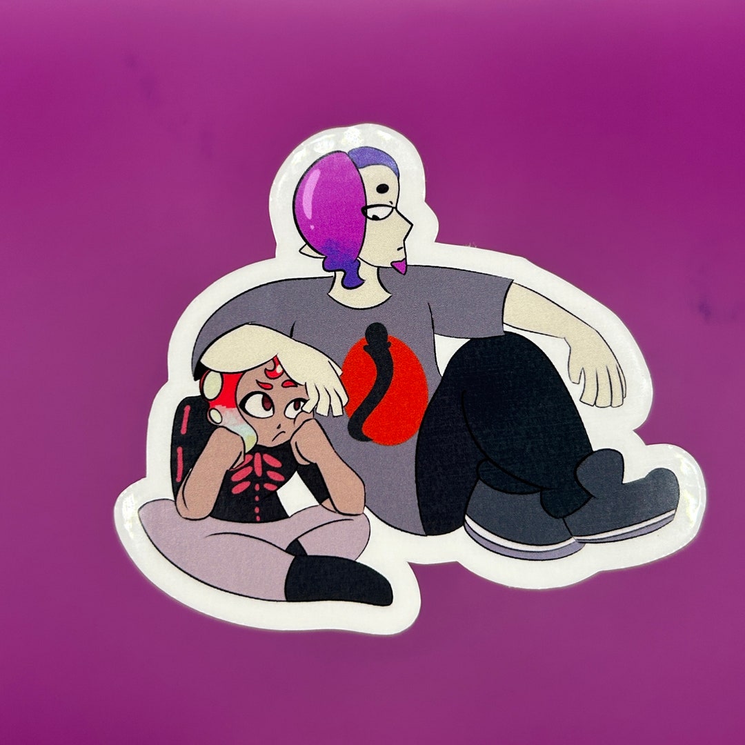Splatoon 2 Diss-pair Glossy Vinyl Stickers - Etsy