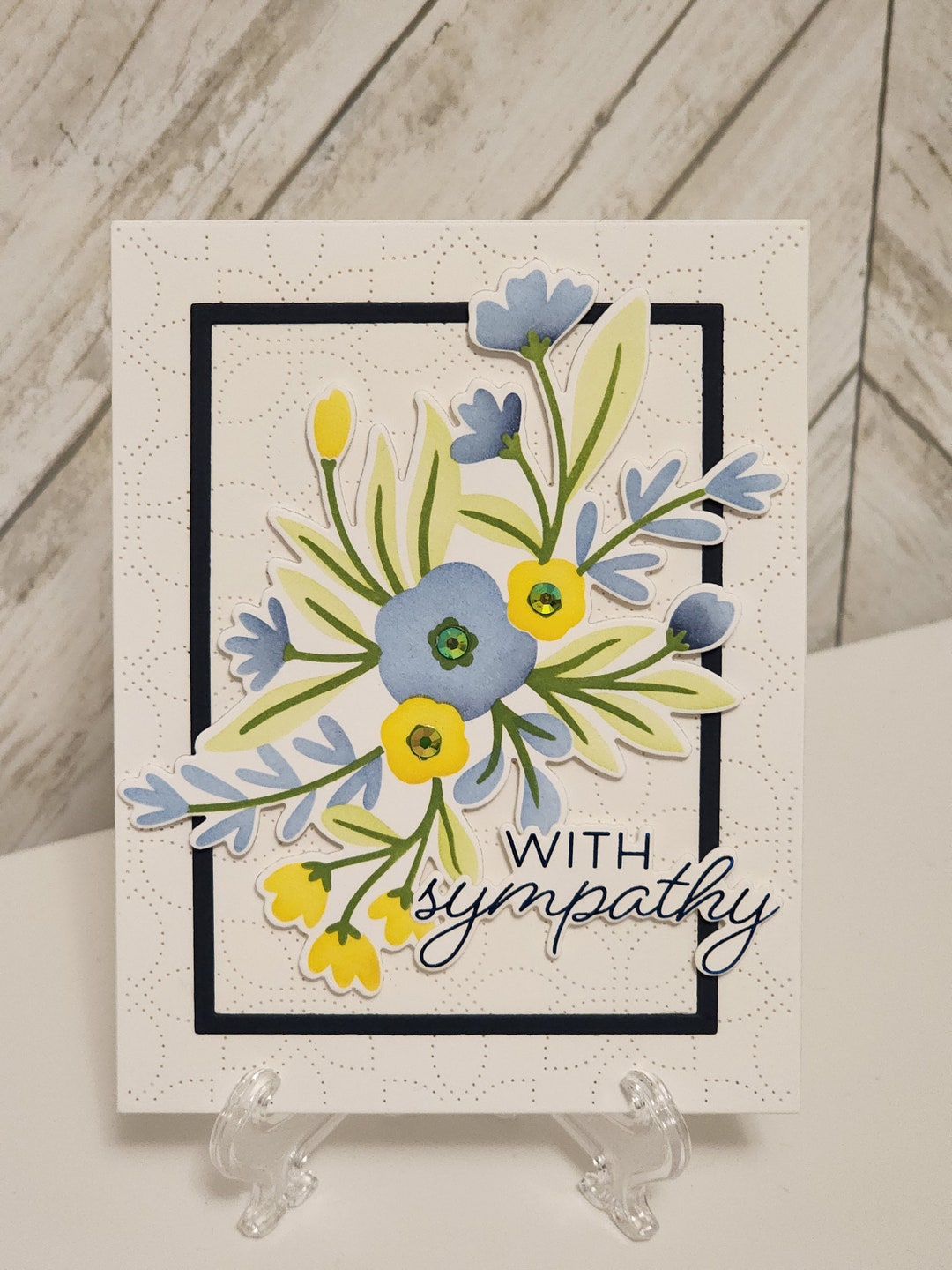 Sympathy Handmade Card - Etsy