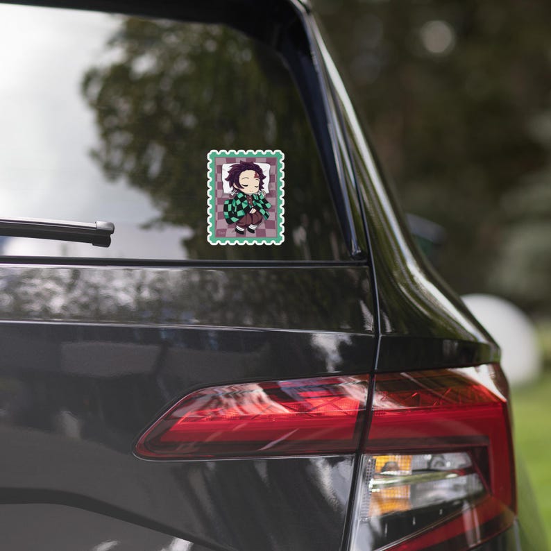 Demon Slayer Postal Stamp Stickers V2 Cute Kawaii Vinyl Stickers for ...