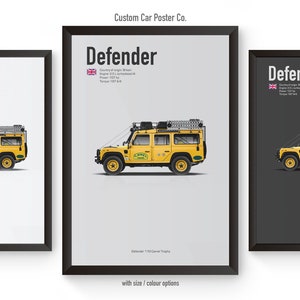 Land Rover Defender 110 Car Poster - Etsy