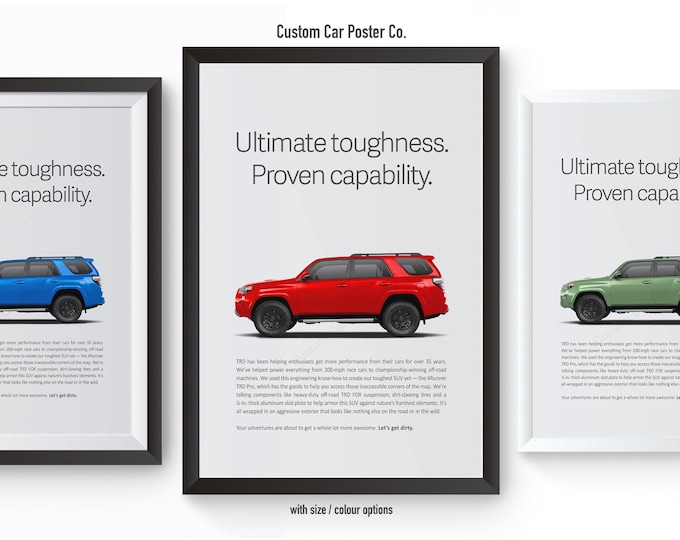 Toyota 4runner Evolution Poster - Etsy Canada