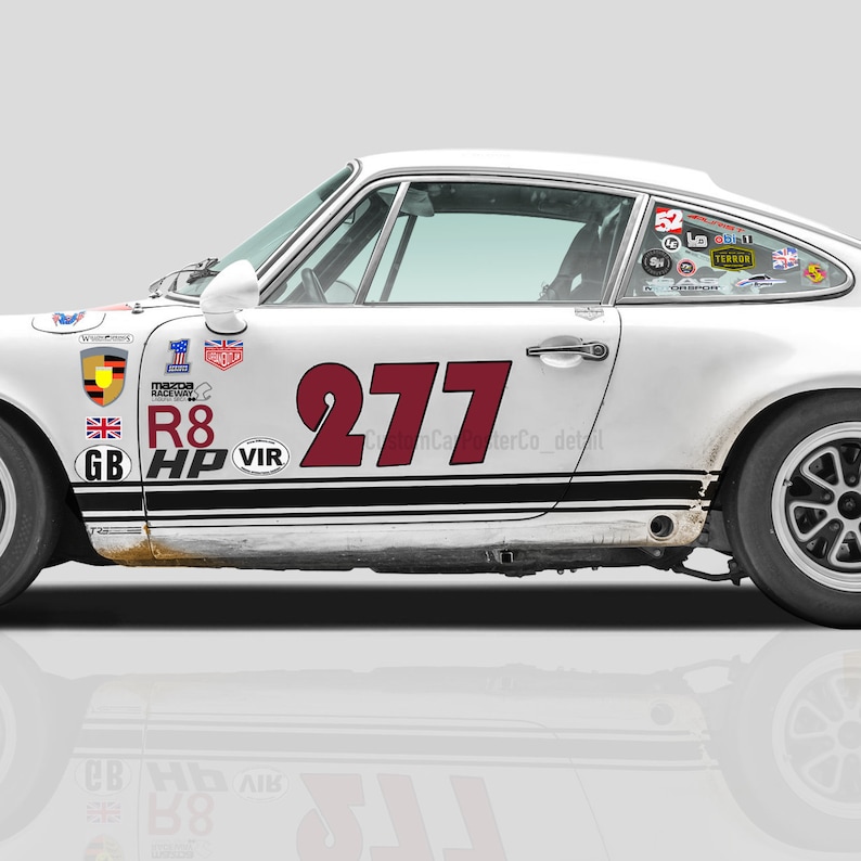 Magnus Walker Porsche 911 T Tribute Wall Art Automotive Car Poster ...