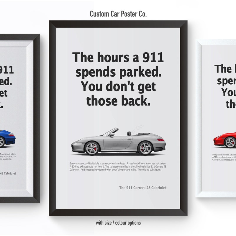 Poster Porsche 911 Carrera - Etsy