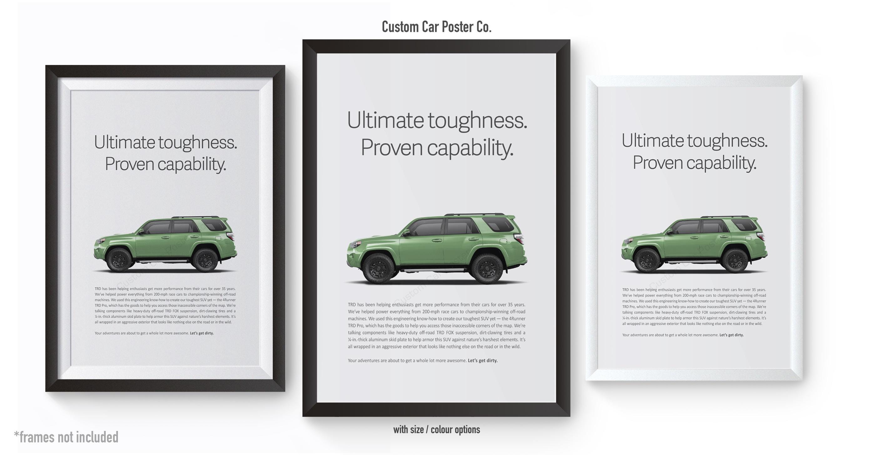 Toyota 4runner Print Ad Poster "ultimate Toughness" Multi-colour ...
