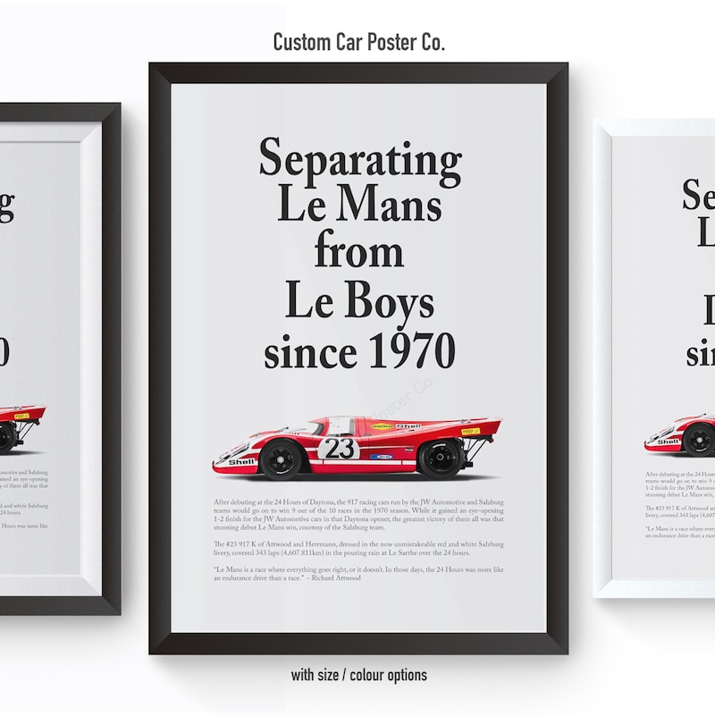 Le Mans Poster - Etsy