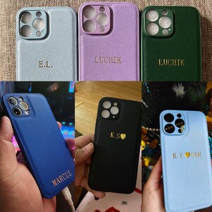 Customized Letter Font Leather Case Cover for Apple iPhone 14 / 14 Plus ...