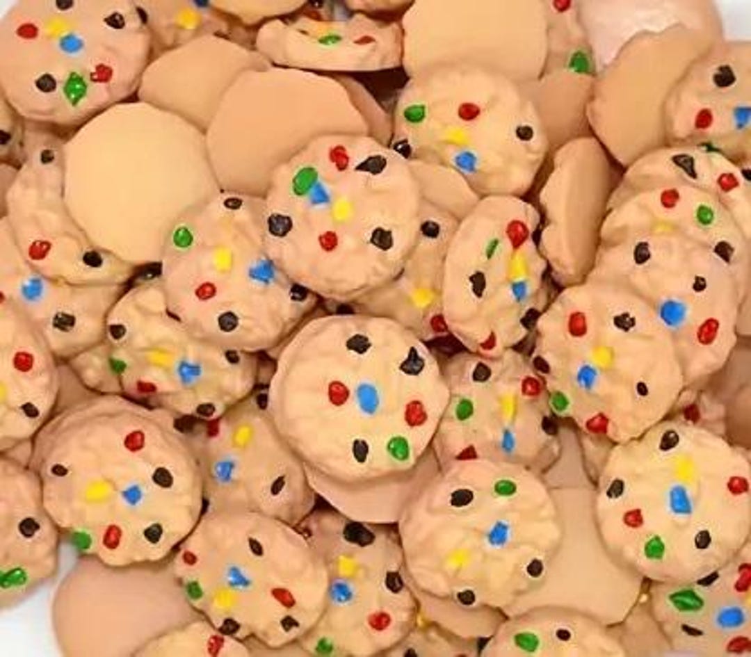 Miniature Chocolate Chip Cookies. Dollhouse Snack. Fairy Prop. Elf ...