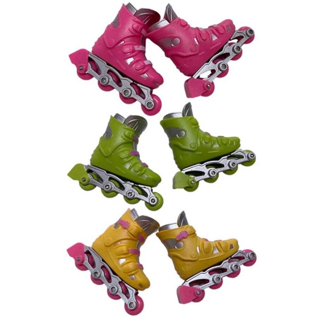 Random Miniature Roller Blades Are Made for 12 Dolls and Stuffed ...