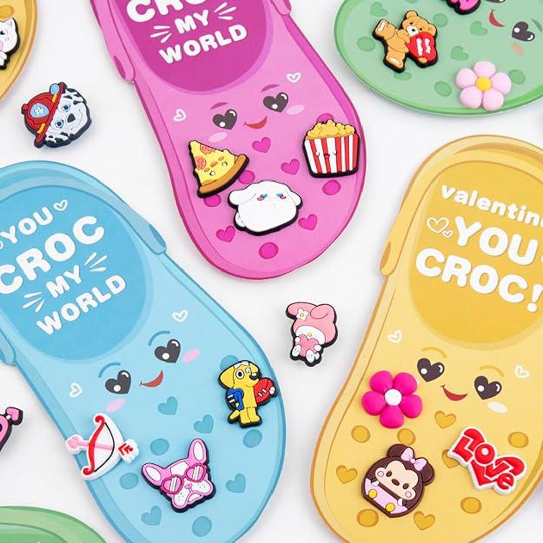 12-pack Pf Croc Valentine's Cards Made on 60lb Cardstock Paper for ...