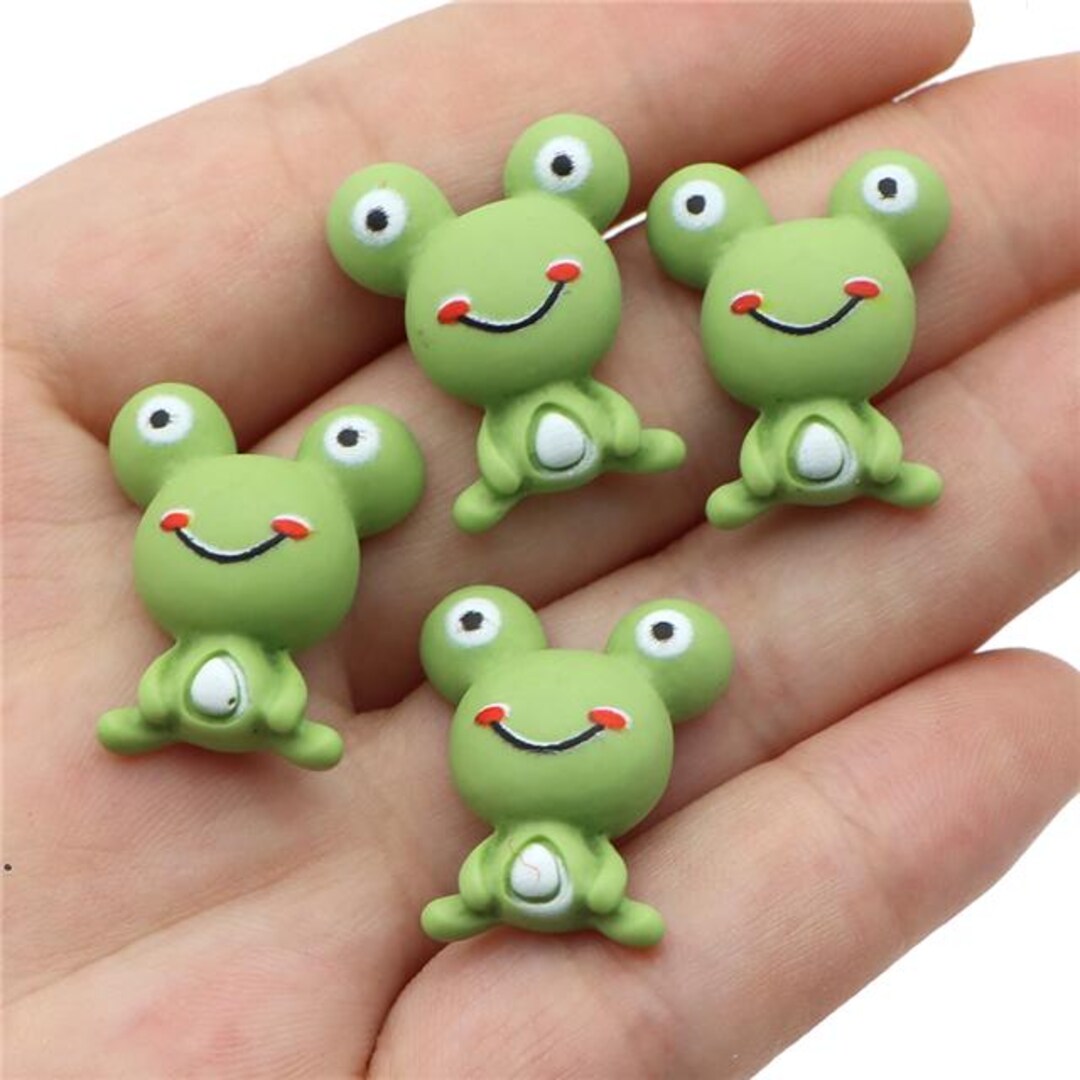 Resin Frogs. Whimsical Resin Frogs Great to Use on Hair Bows and as Add ...