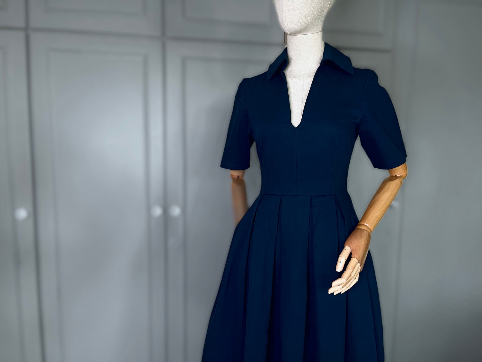 The Tea Time Dress Pdf Sewing Pattern With Tutorial Size 34-52 - Etsy