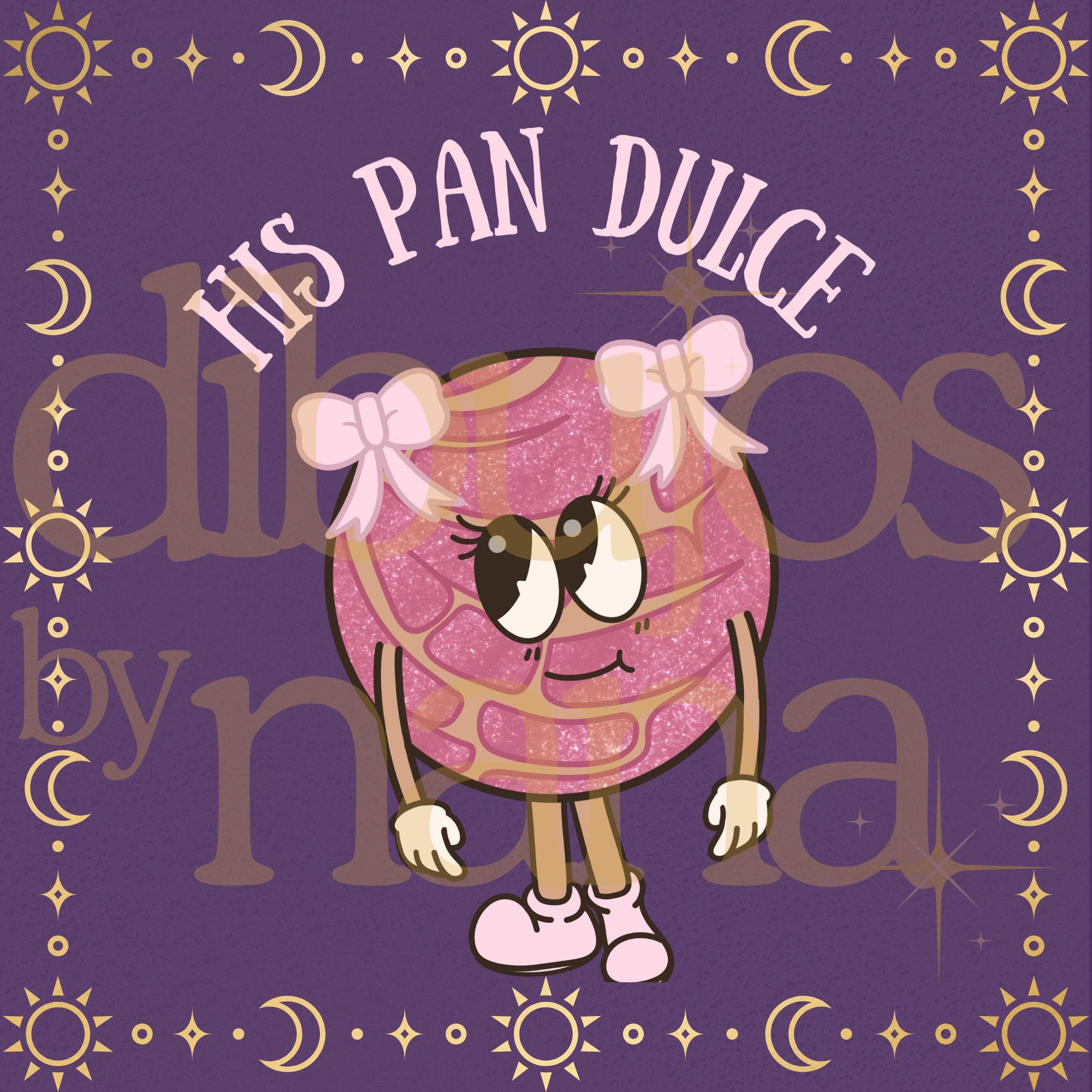 His Pan Dulce Png for Her Png Concha Png Sweet Like Pan Dulce Conchita ...