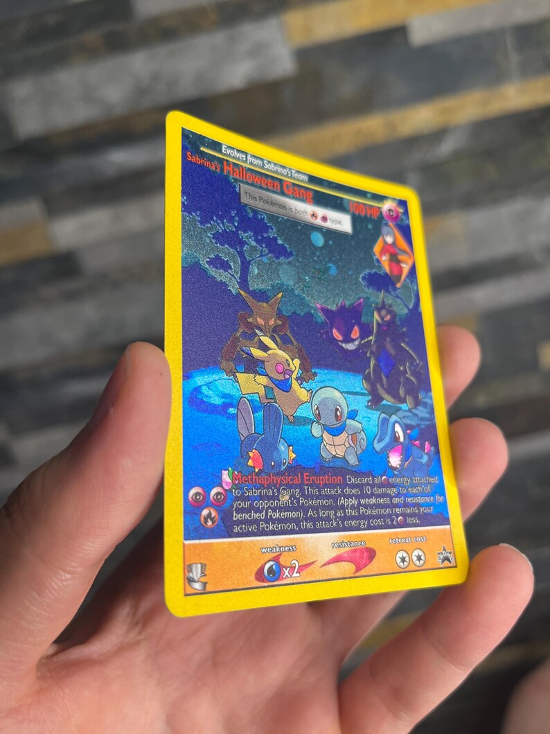 Halloween Pokémon GX Custom Card Proxy High Quality - Etsy