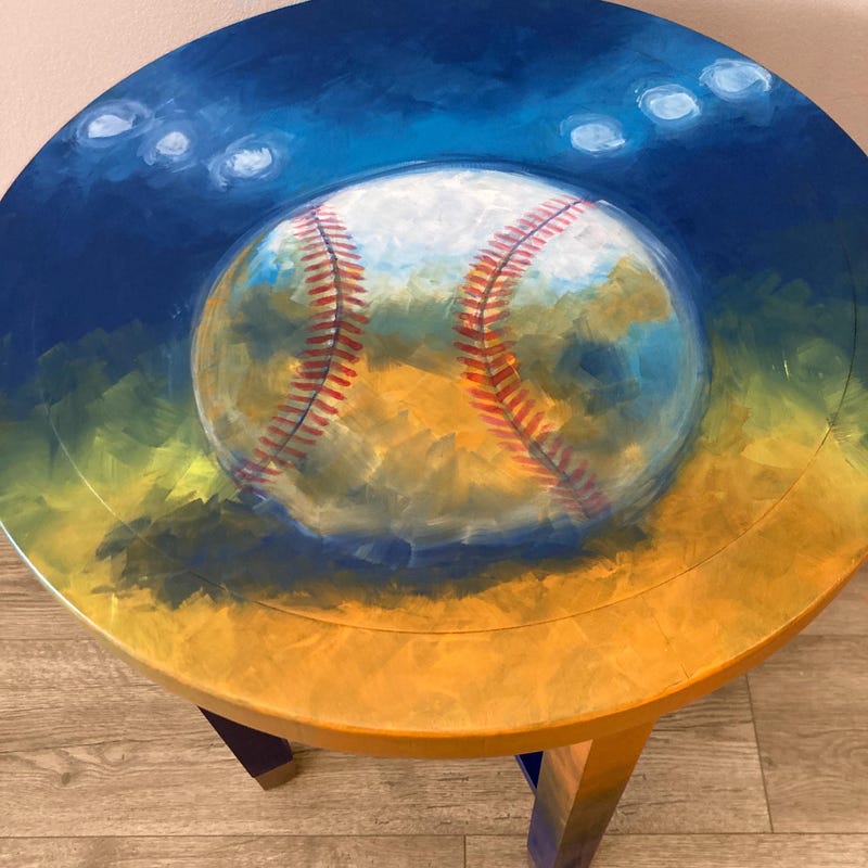 Painted Baseball - Etsy