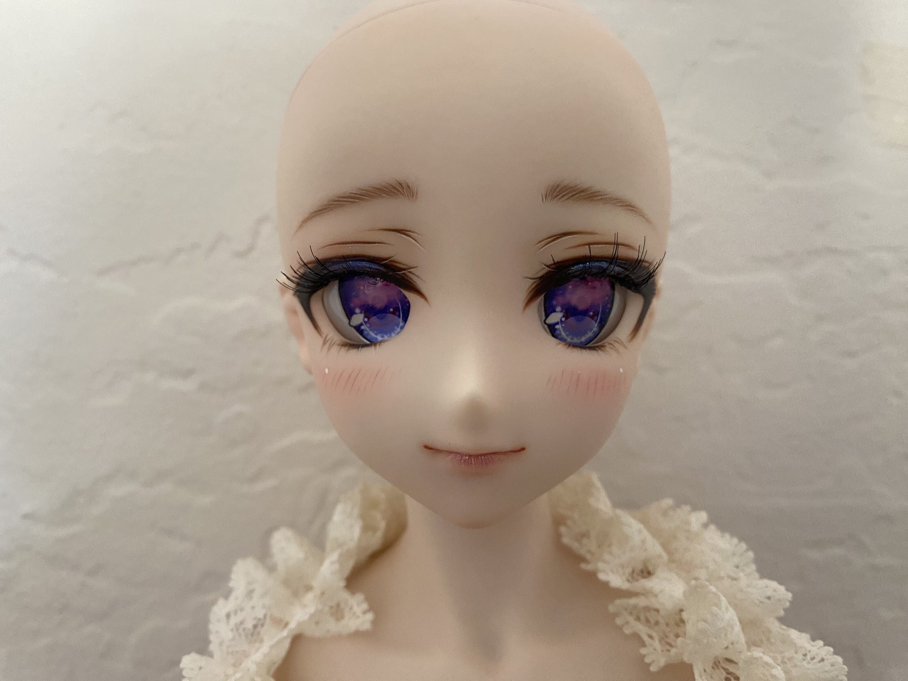 Dollfie Dream DDH-09 Custom Head With Eyes Semi-white Sw Skin MDD DD - Etsy