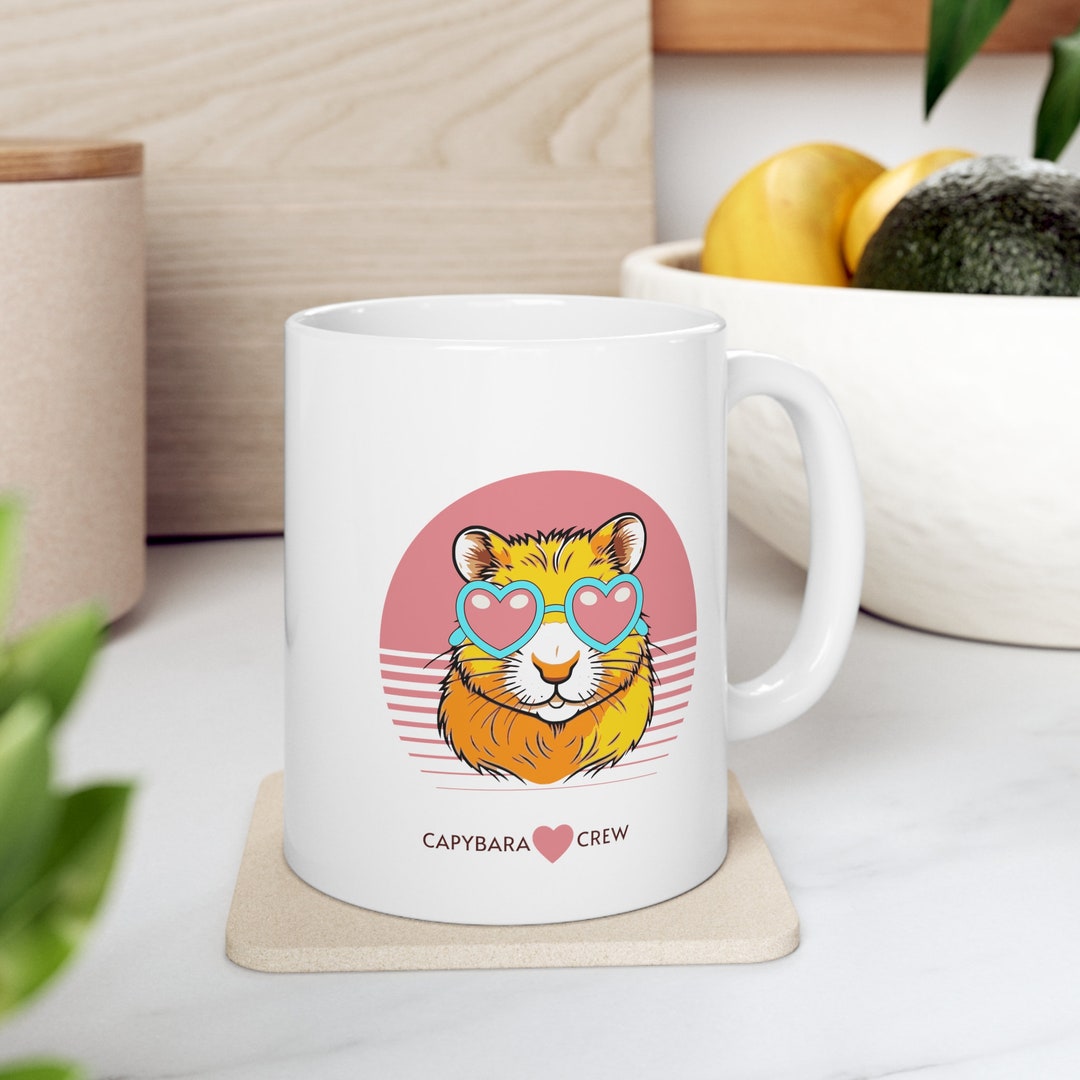 Capybara Crew Mug, Capybara Mug, Custom Capybara Mug, Capybara Mug ...