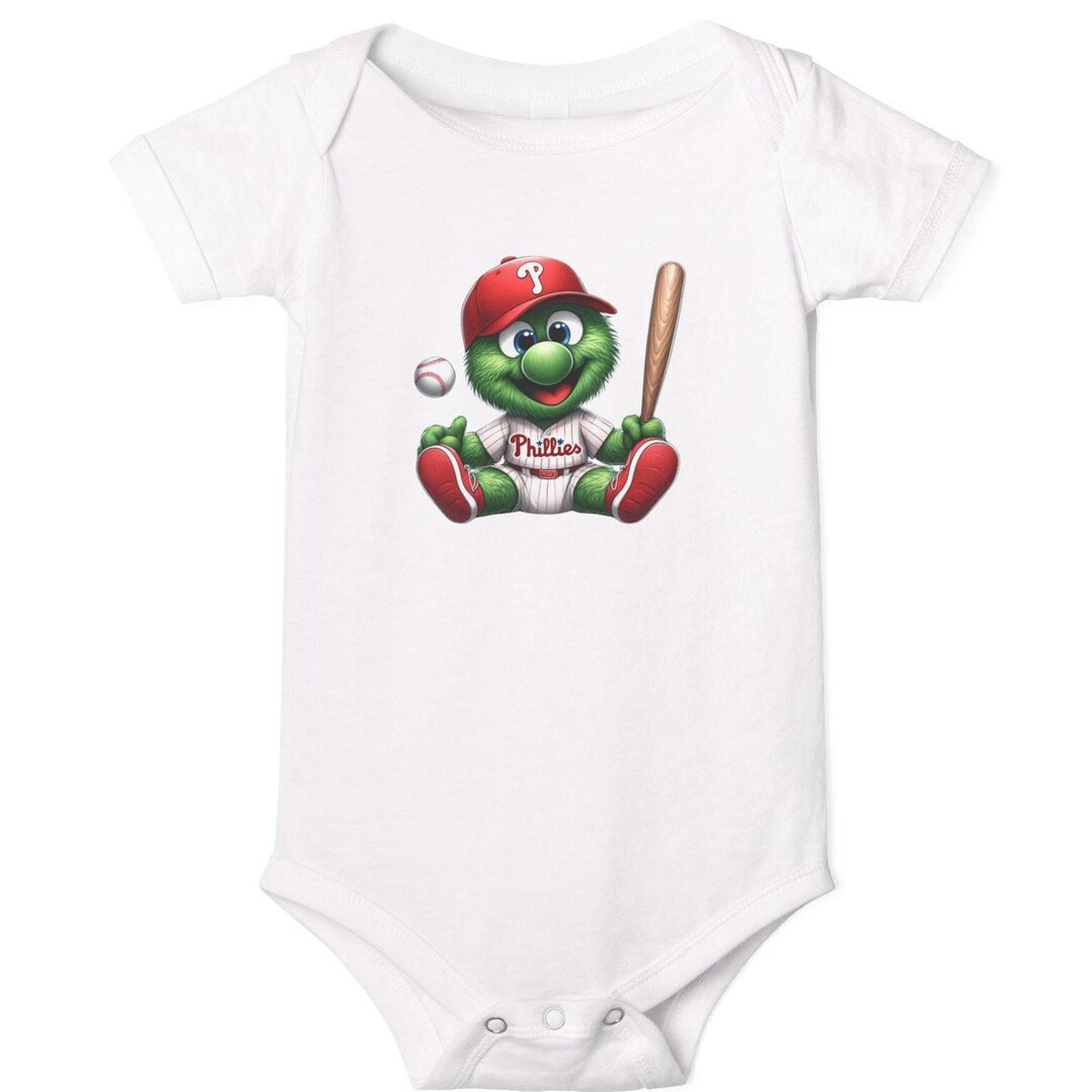 Phillies Mascot Baseball-themed Infant Jersey One Piece - Perfect Baby ...