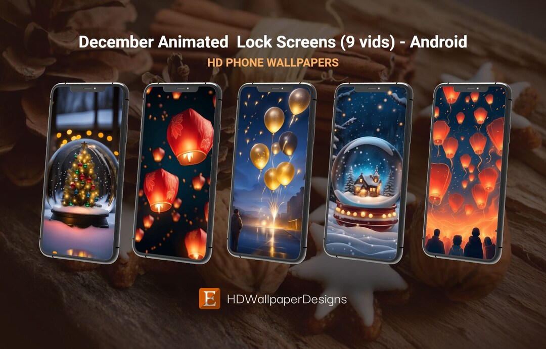 December Magic 9 Animations Animated Lock Screens for Android Animated ...