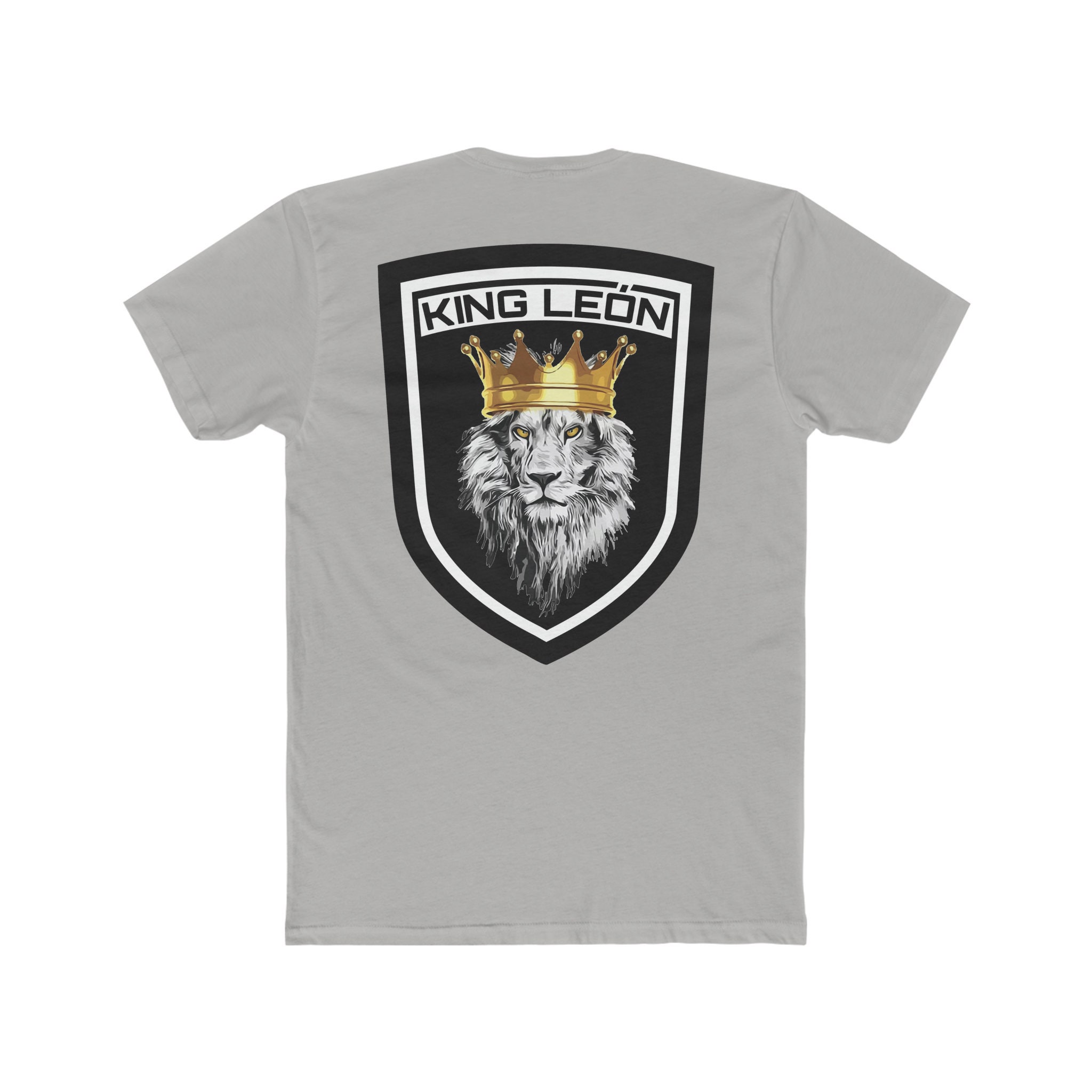 King Leon Men's Cotton Crew Tee, Premium Cotton Rich Men's Crew Neck T ...