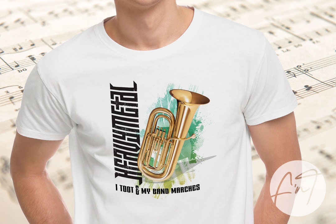 Heavy Metal Tuba Shirt, Music Lovers Shirt, Musician Gift, Music ...