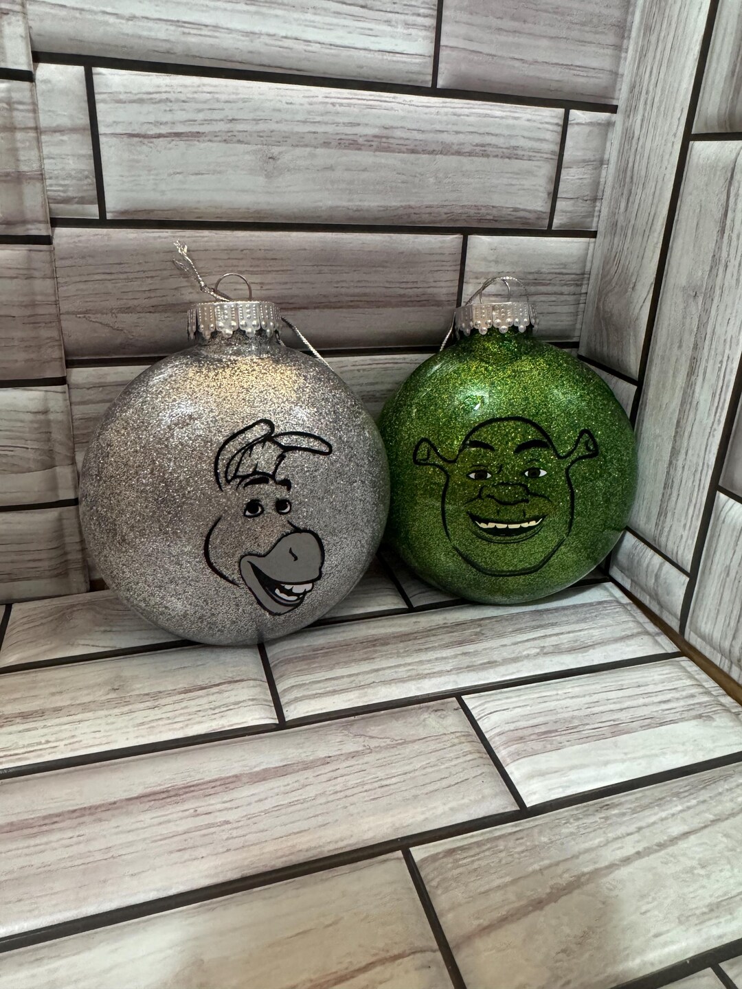 Personalized Shrek Christmas Ornaments - Etsy
