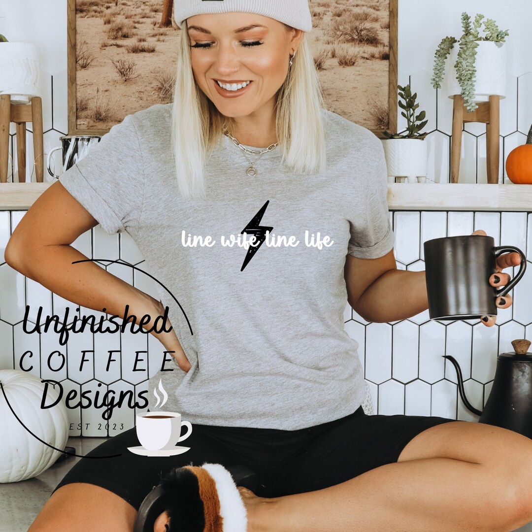 Line Wife Line Life SVG PNG, Linewife Svg, Lineman Svg, Lineman Wife ...