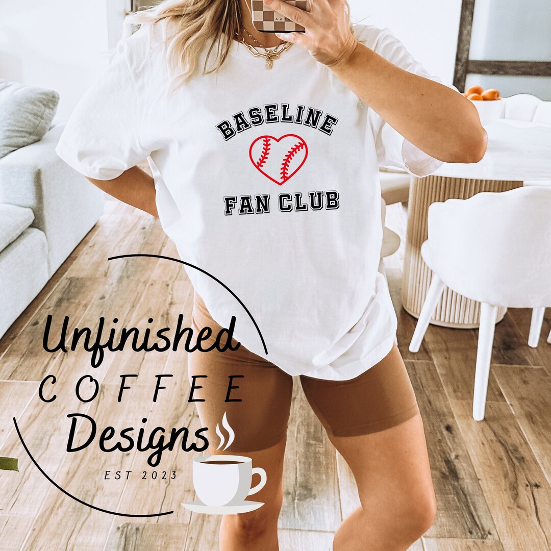 Baseline Fan Club SVG PNG, Baseball Svg, Baseball Life Svg, Baseball ...