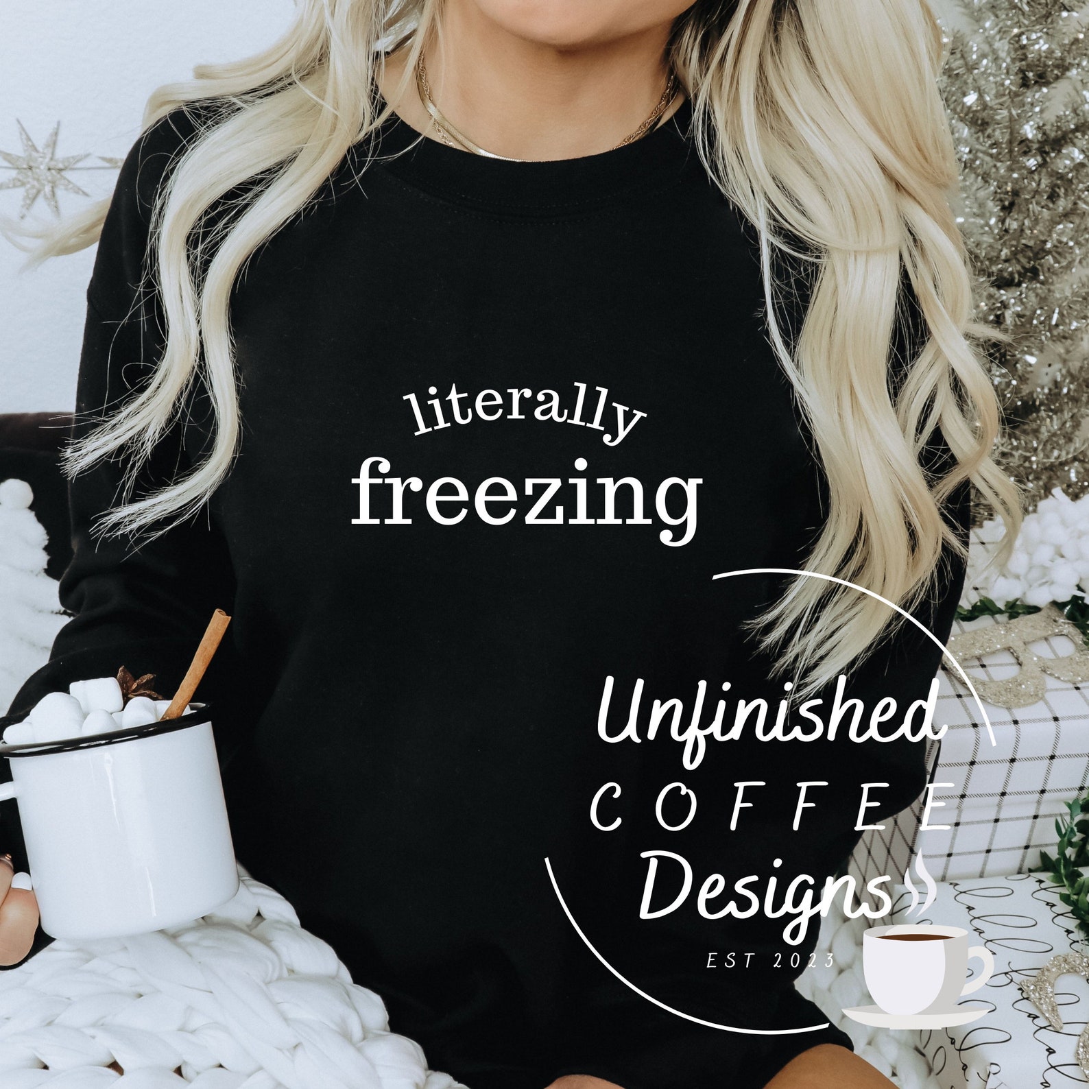 Literally Freezing SVG | Always Cold PNG, Winter Graphic (digital ...