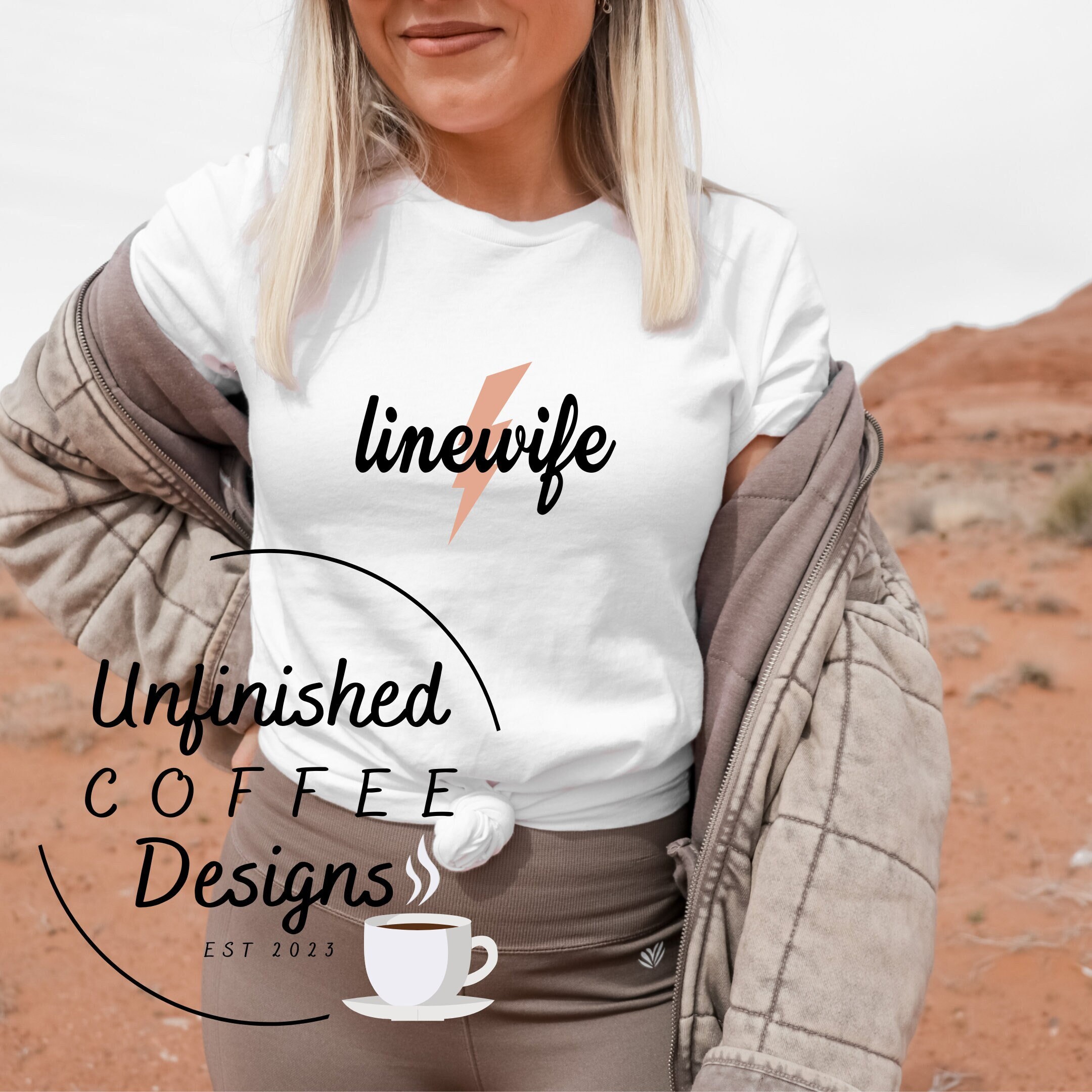 Linewife Lightning Bolt SVG PNG, Wife Life Design (digital Download) - Etsy