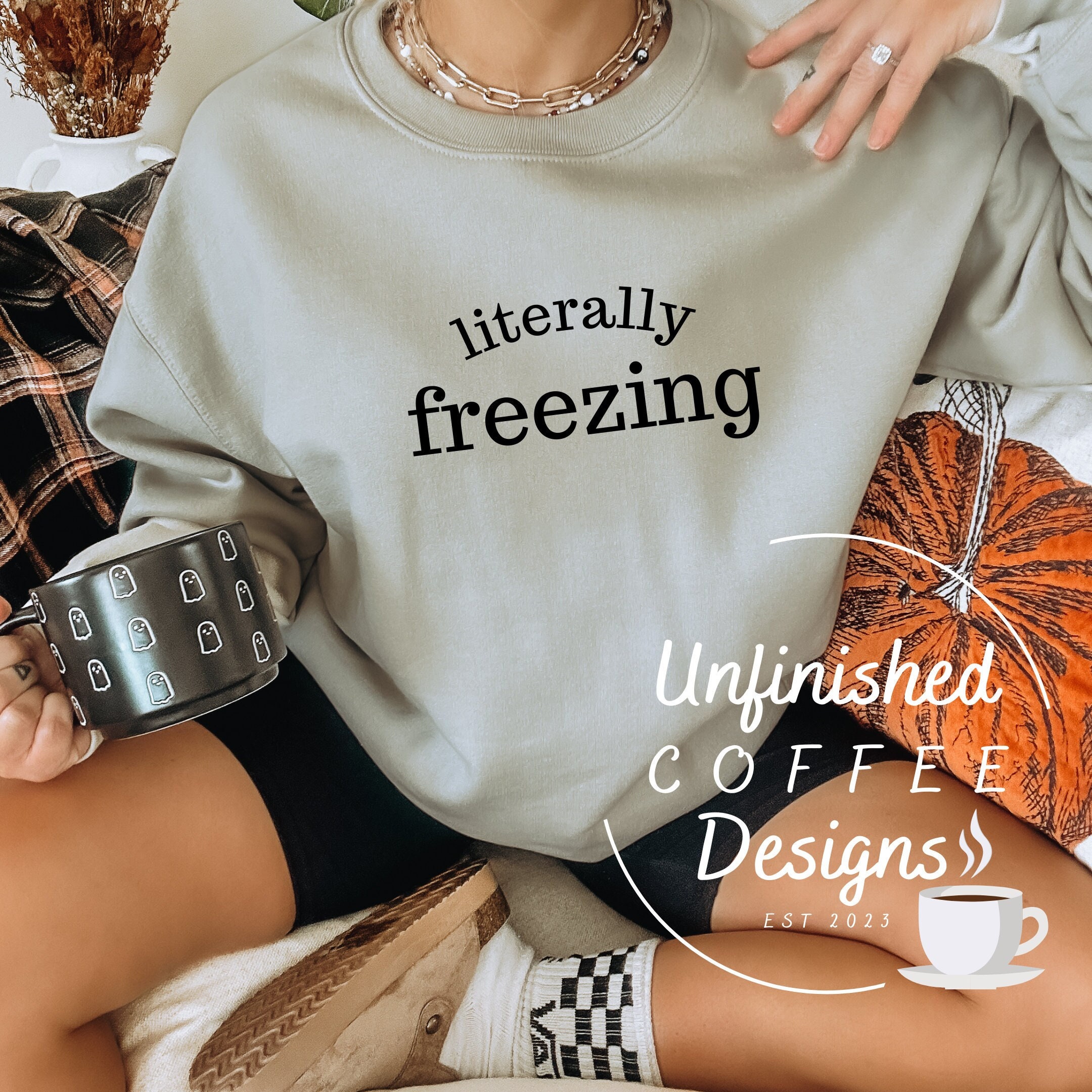 Literally Freezing SVG | Always Cold PNG, Winter Graphic (digital ...