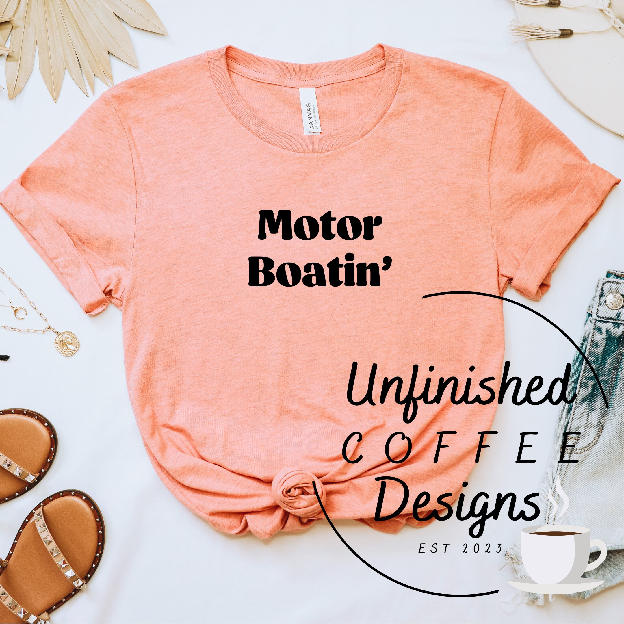 Motor Boatin SVG PNG, Summer Svg, Summertime Svg, Lake Life Svg, Lake ...