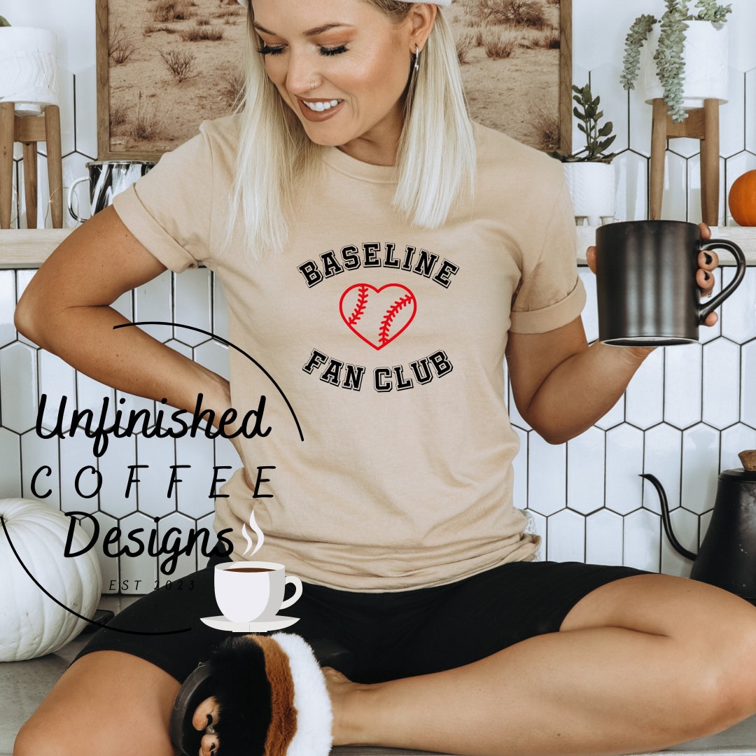 Baseline Fan Club SVG PNG, Baseball Svg, Baseball Life Svg, Baseball ...