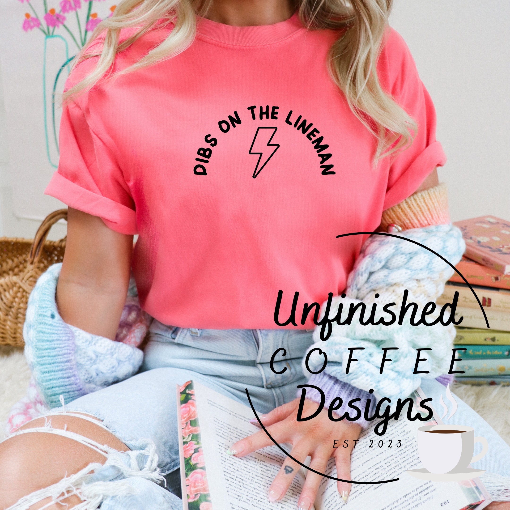 DIBS on the Lineman SVG PNG, Lightning Bolt Svg, Linewife Svg, Lineman ...