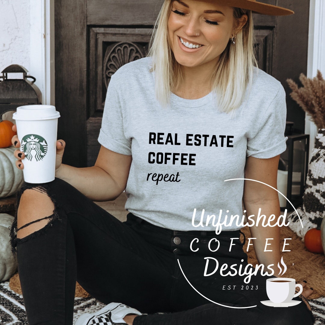 Real Estate Coffee Repeat SVG PNG, Realtor Svg, Real Estate Svg, Real ...