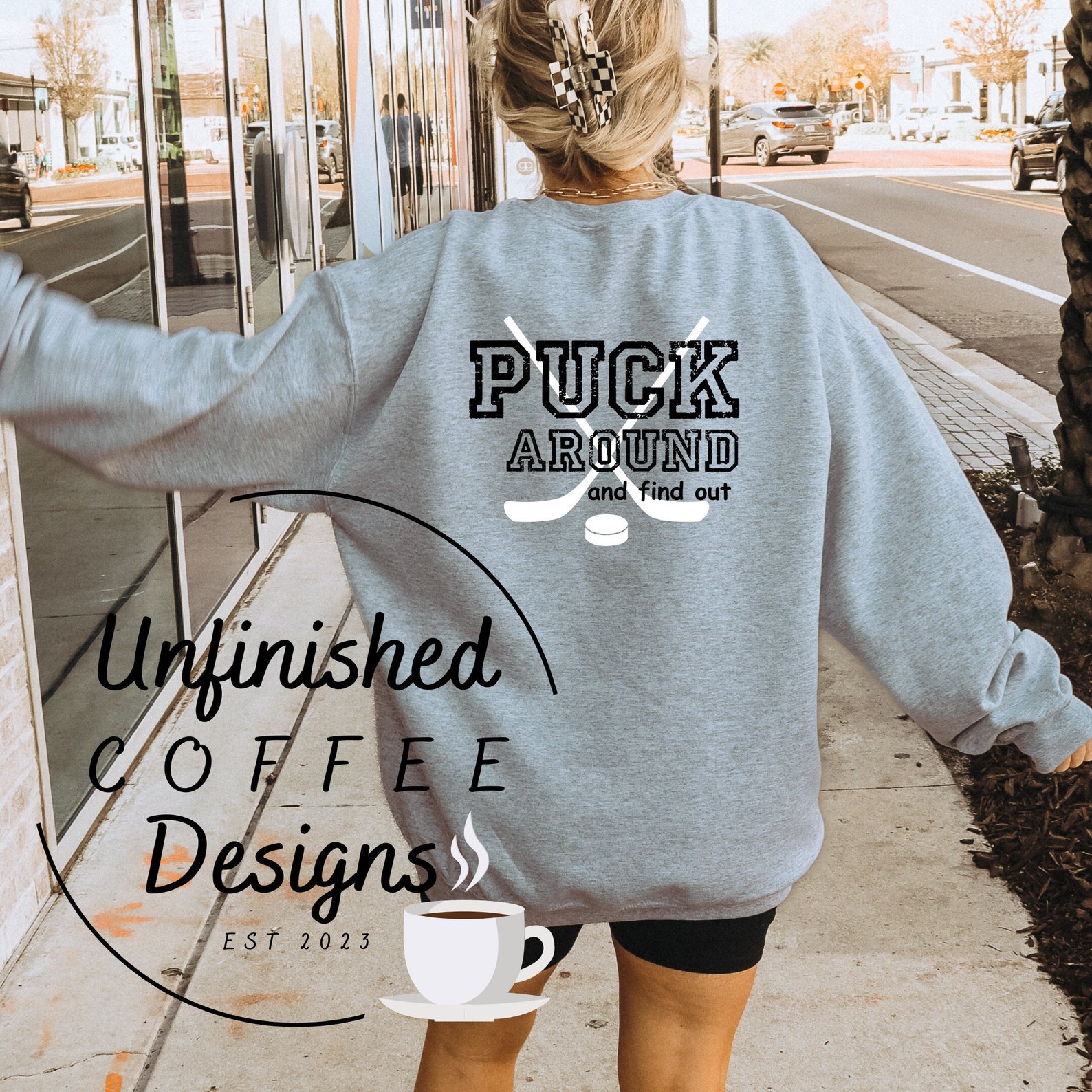 Puck Around and Find Out SVG PNG, Hockey Svg, Hockey Mom Svg, Hockey ...