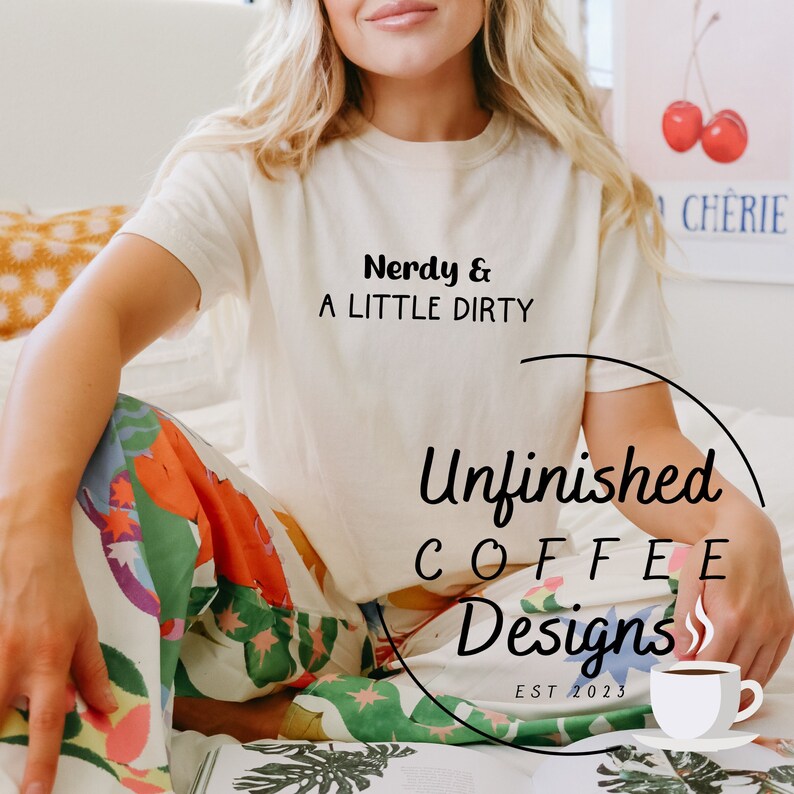 Nerdy & a Little Dirty SVG PNG, Nerdy Svg, Talk Nerdy to Me Svg, Nerd Svg, Talk Dirty to Me Svg ...