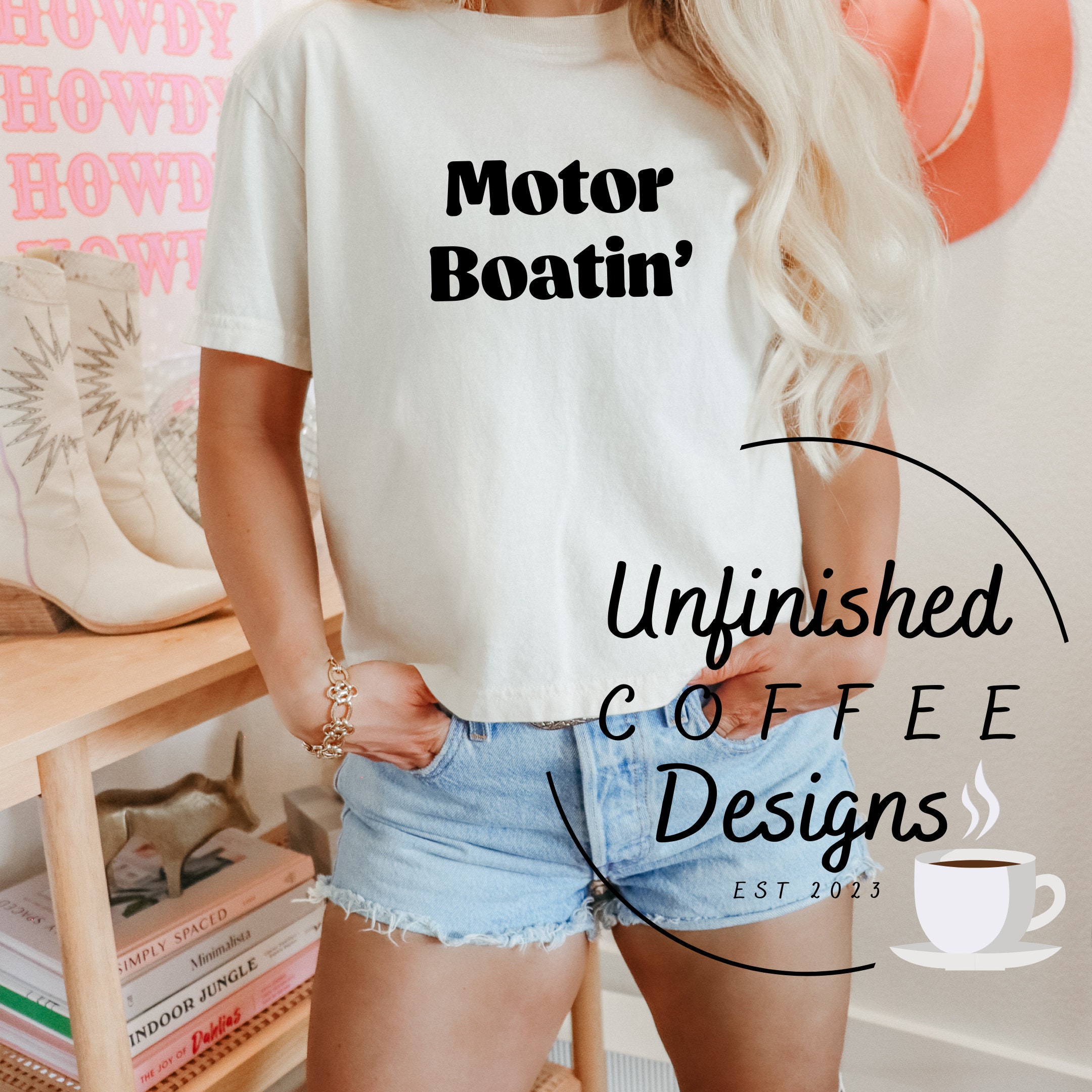 Motor Boatin SVG PNG, Summer Svg, Summertime Svg, Lake Life Svg, Lake ...