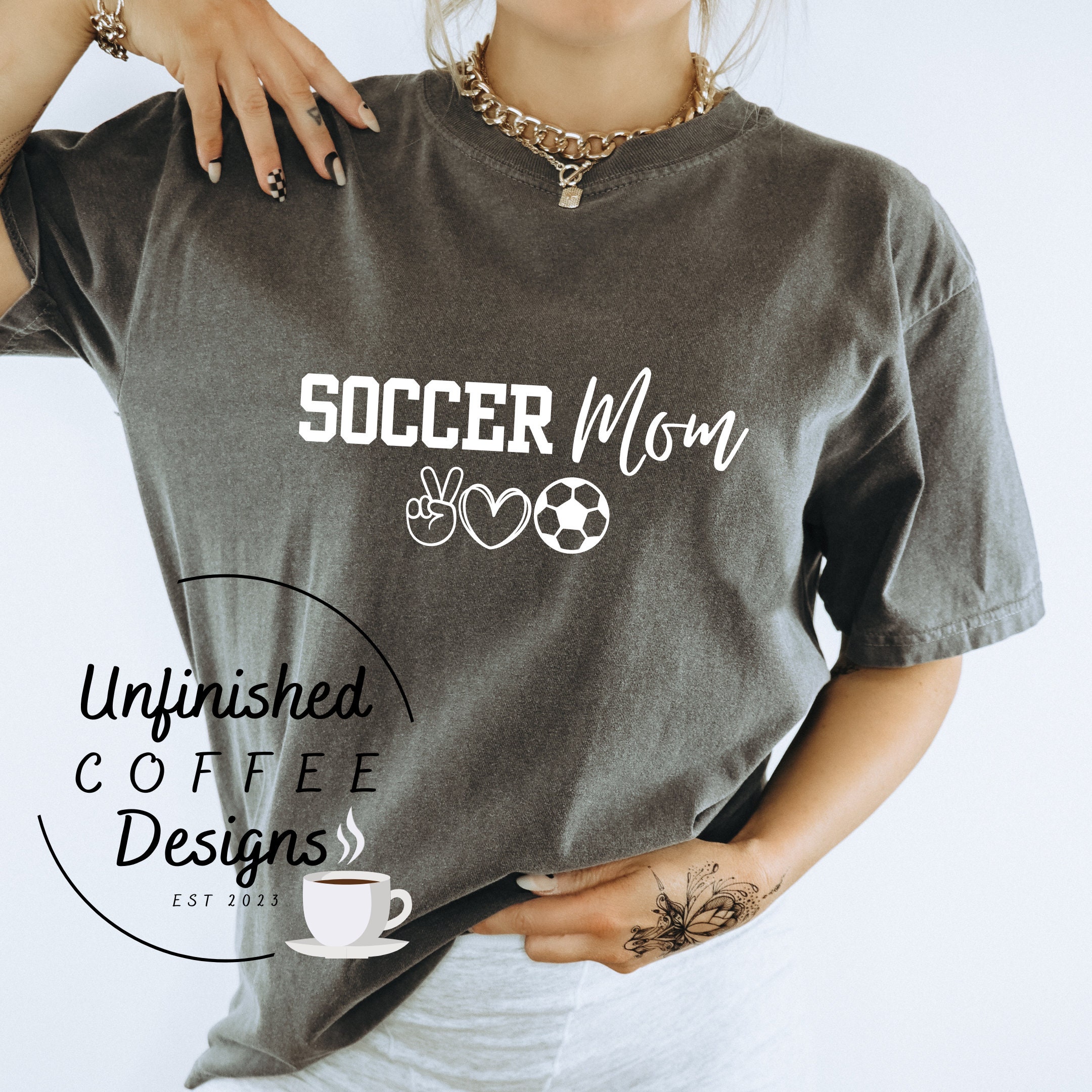 Soccer Mom SVG PNG| Soccer Mom Life Svg| Sports Life Svg| Soccer Svg ...